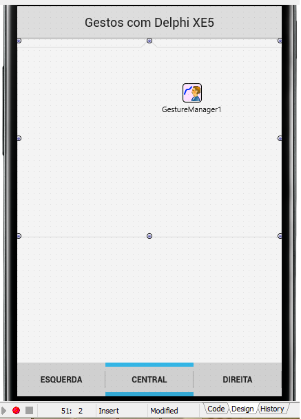 Controle de Gestos no Android com Delphi XE5 | Landerson Gomes