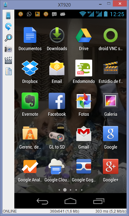 Droid@Screen a tela do Android exibida no seu Computador | Landerson Gomes