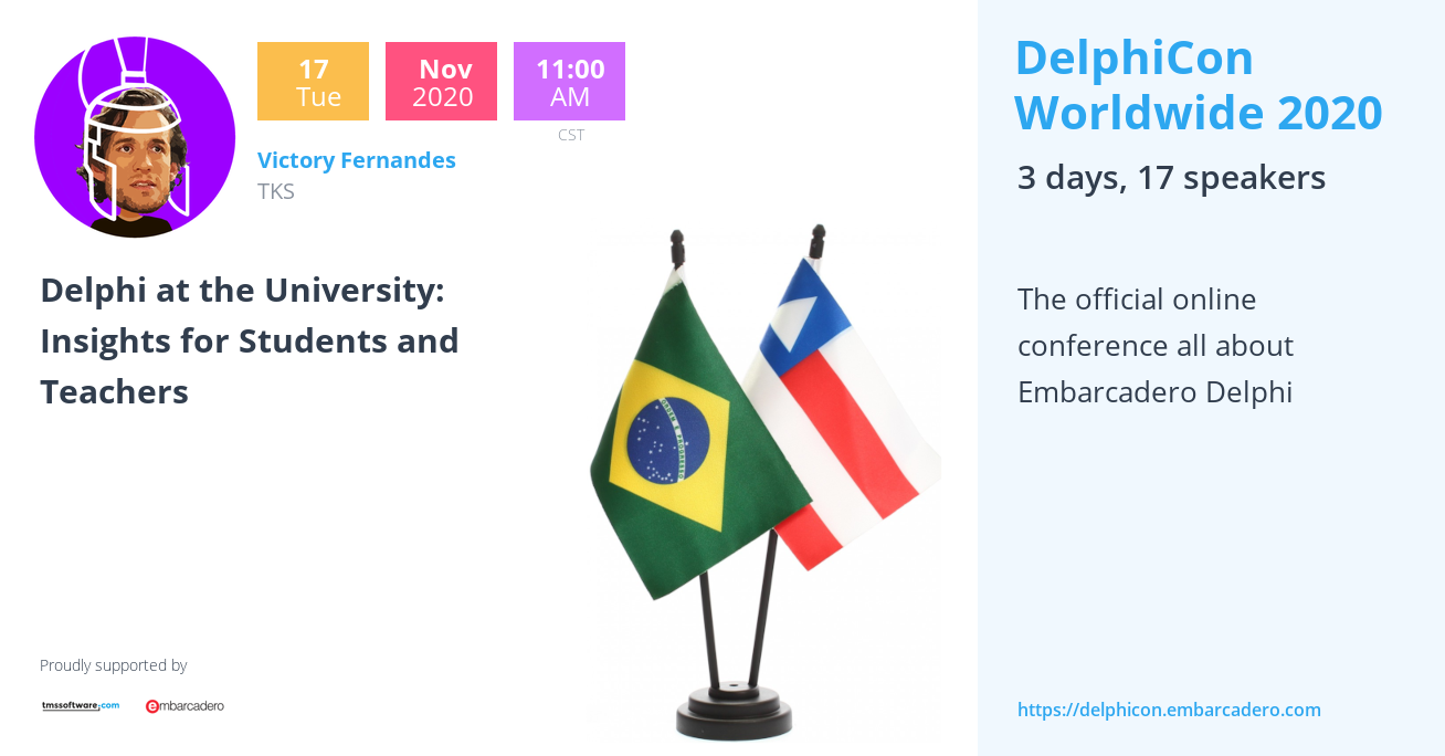 Em breve a DelphiCon 2020 | Landerson Gomes