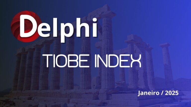 TIOBE Index 2025, Delphi ganha 2 posições. | Landerson Gomes